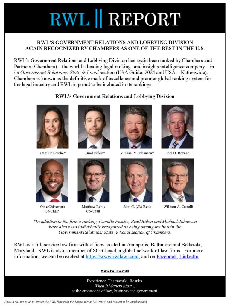 RWL's Government Relations and Lobbying Division Again Recognized by ...